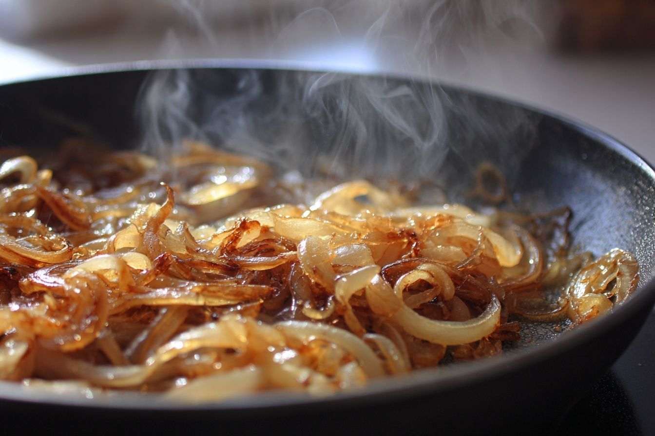 La méthode infaillible des chefs pour des oignons caramélisés express ...