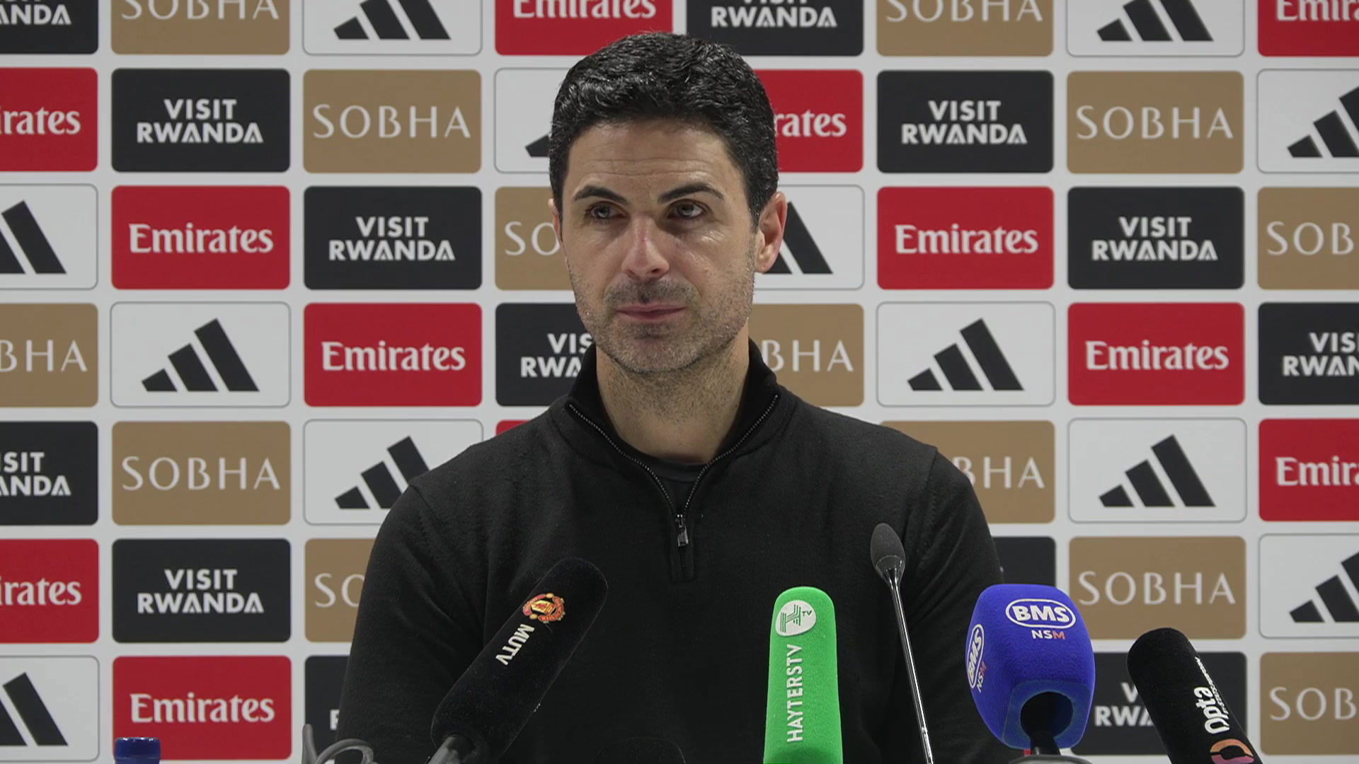 Arteta on Arsenal title hopes dented by Man Utd's stunning 3-2 win at ...