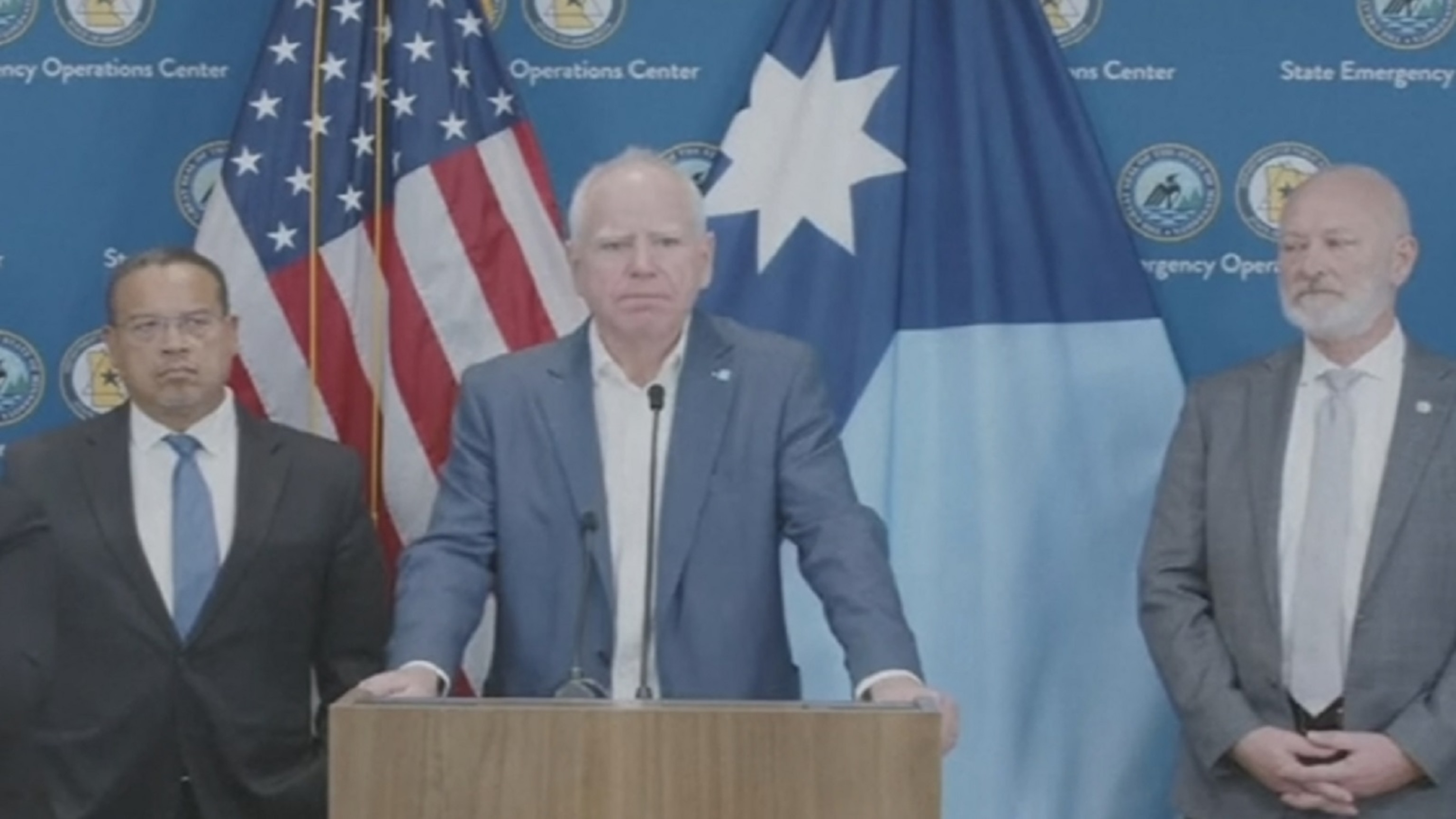 Minnesota Gov. Tim Walz and other state officials give update after ...