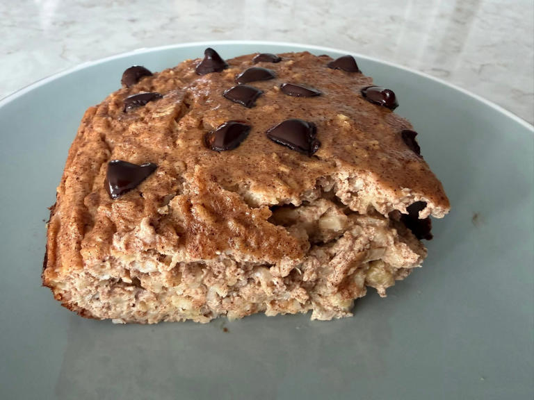 Chocolate chip oat banana bread