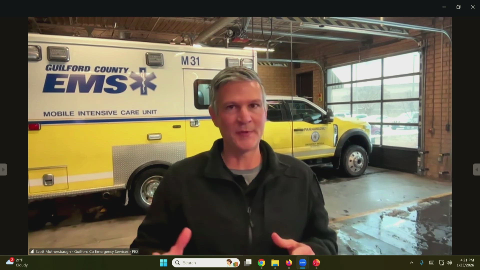 Guilford County EMS director gives updates on road conditions during ...