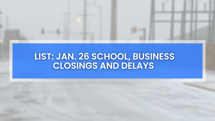 List: Jan. 26 school closings and delays due to snow storm