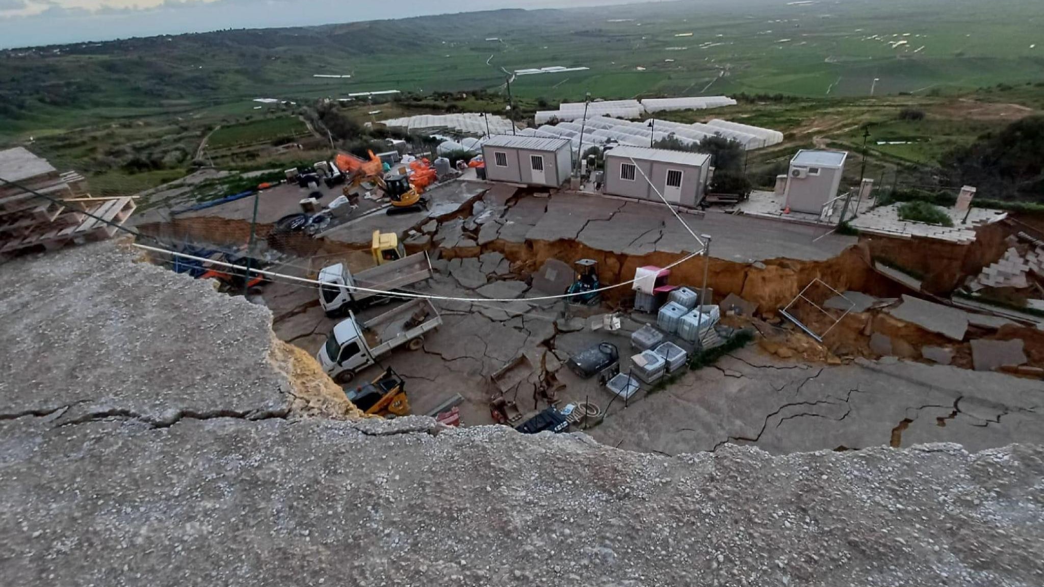 Evacuazione di circa 500 persone per la frana a Niscemi
