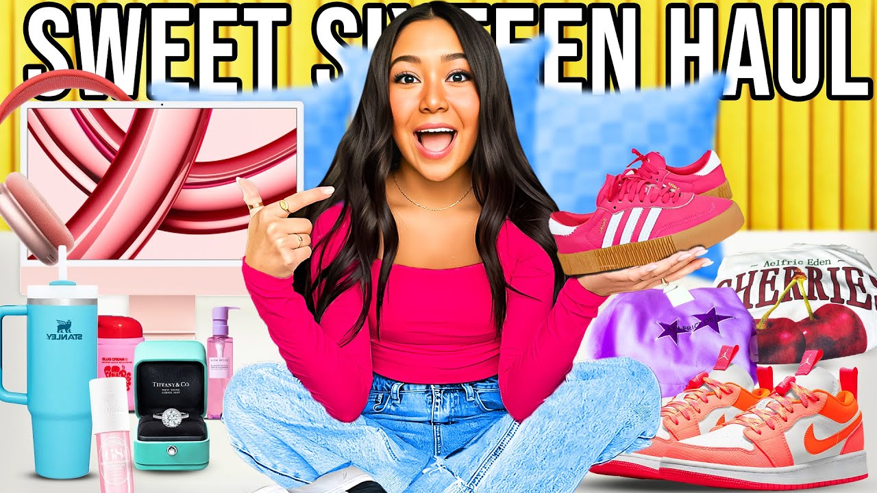 I unbox my sweet 16 surprises! 🎁