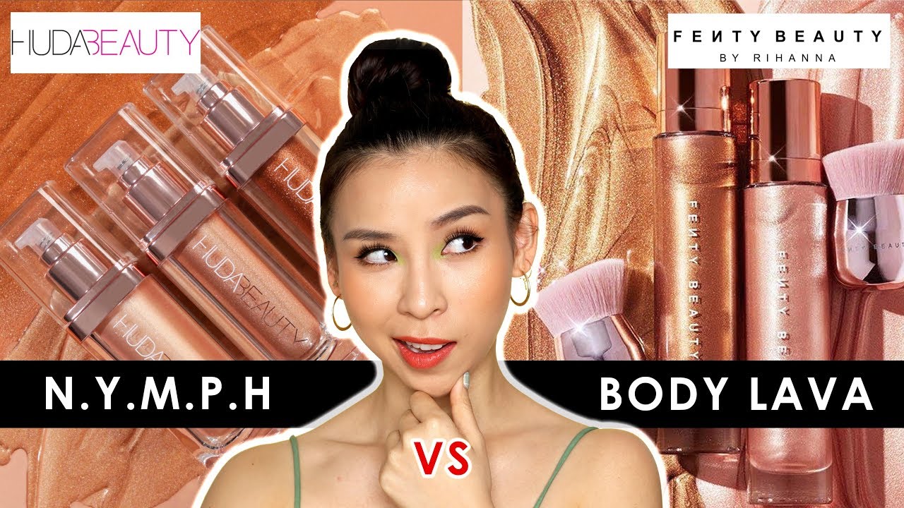 Huda Beauty NYMPH vs Fenty Beauty Body Lava - Which one is better? 🤔