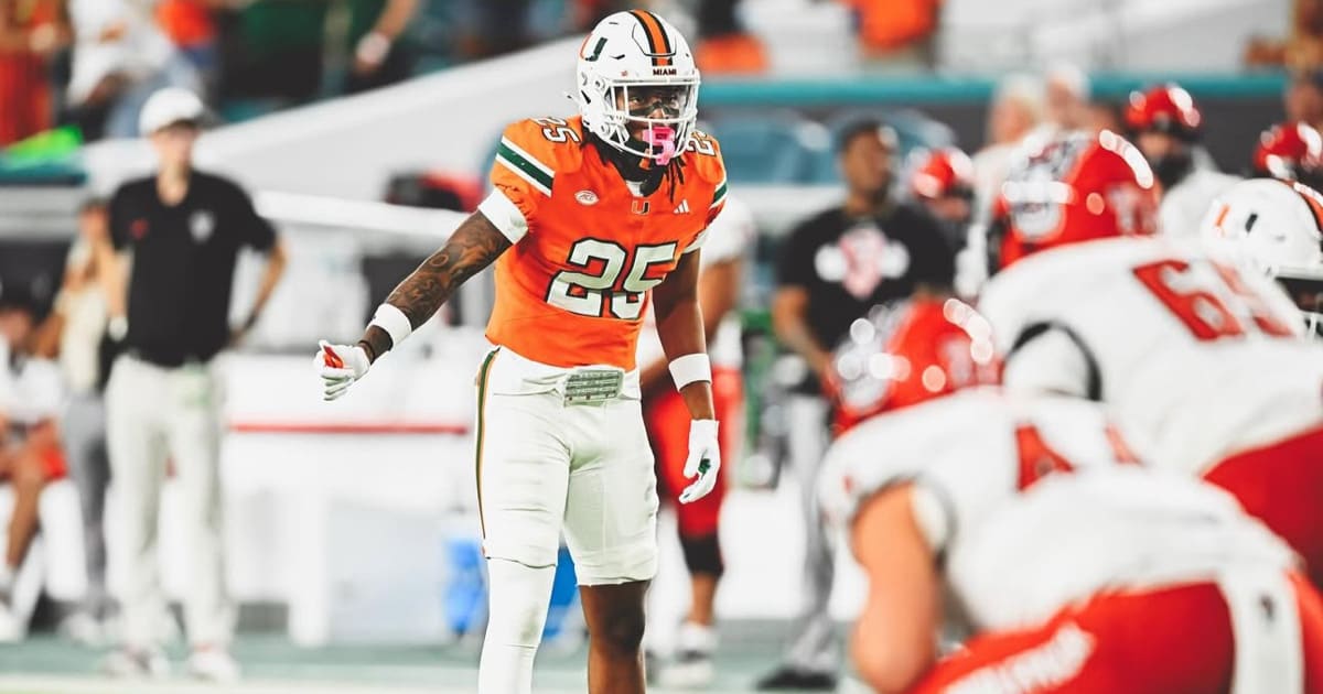 Miami portal defensive back Jadais Richard talks Tennessee commitment