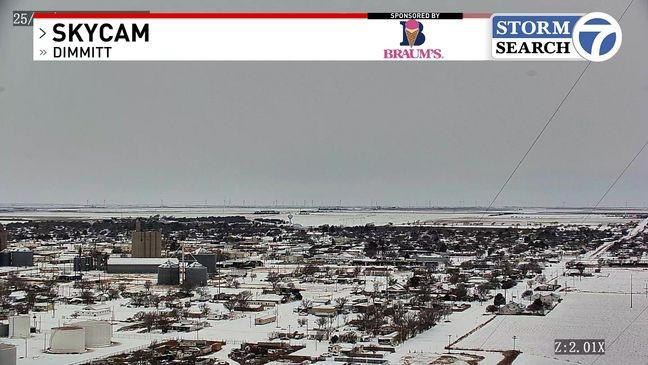 Snow totals: Winter storm brings widespread snow to Texas Panhandle