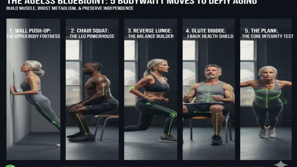 The ageless blueprint: 5 essential bodyweight moves to stop muscle loss ...