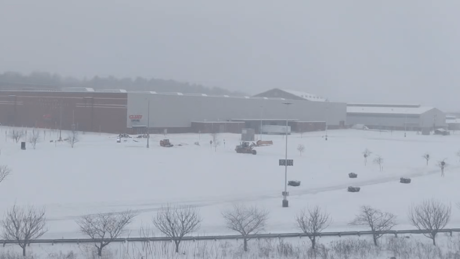 Heavy equipment clears snow from Farm Show Complex ahead of Auto Show