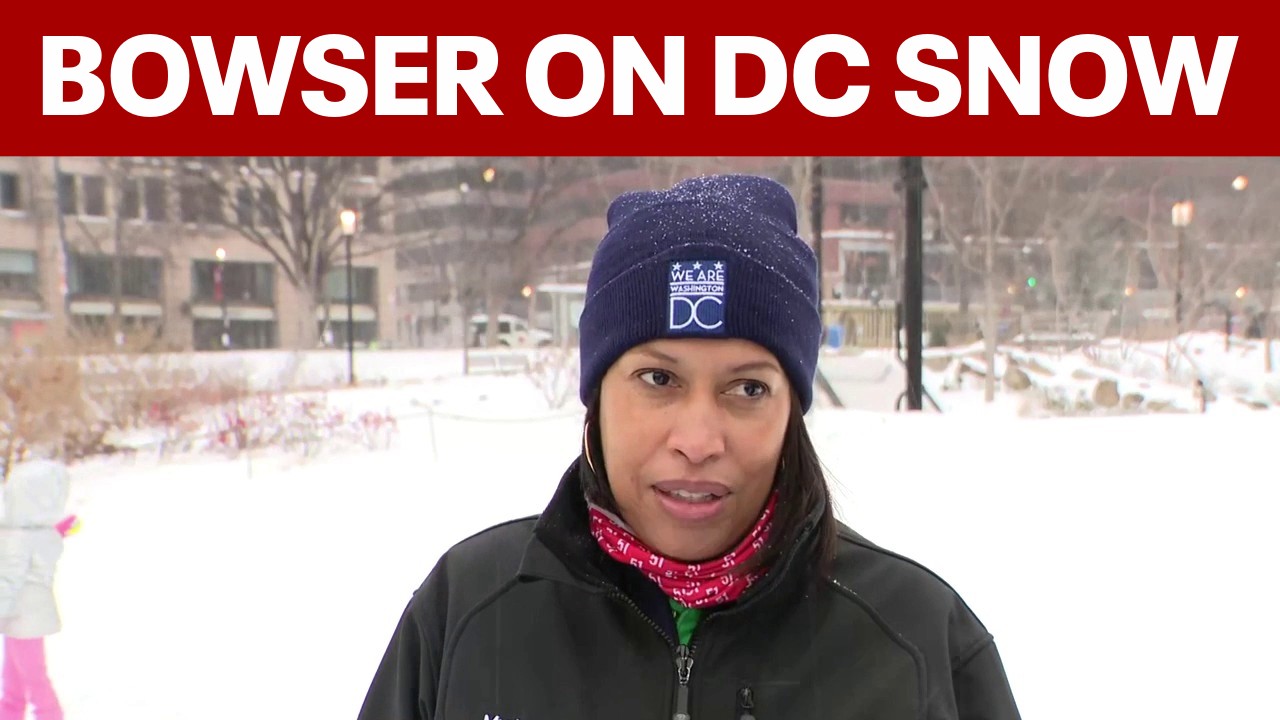 DC mayor: Crews fully deployed as cold locks in snow