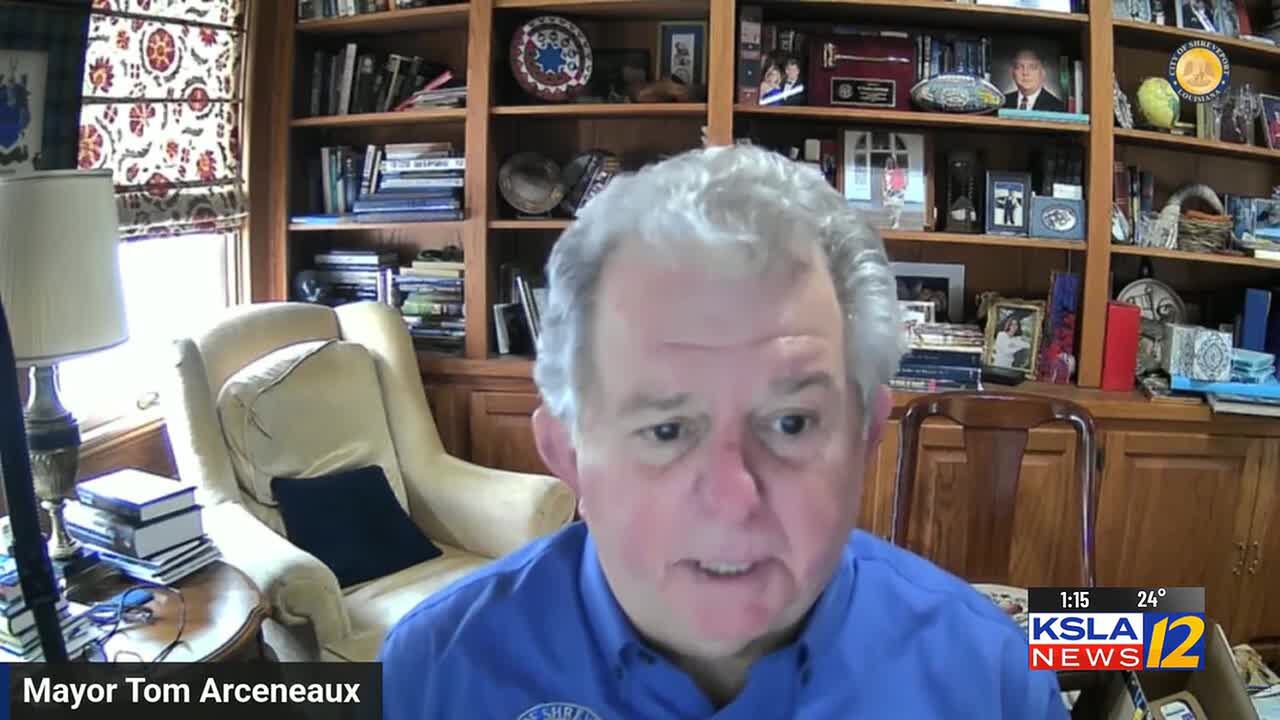 Shreveport mayor gives Sunday afternoon update on roads, power outages ...