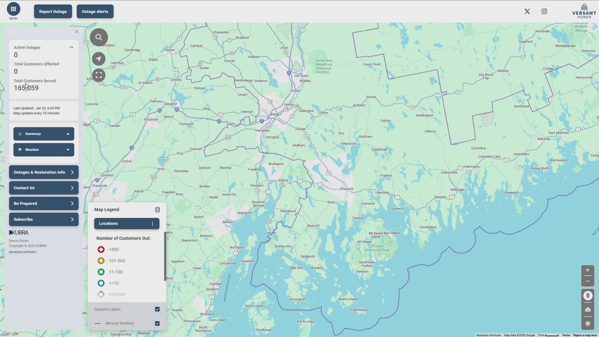 Mainers begin to see power outages amid snow storm