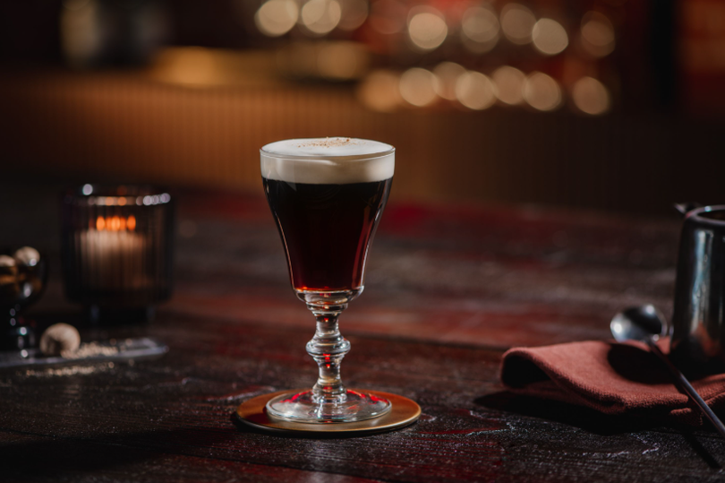 Cozy up with an Irish coffee at New York City's Dead Rabbit pub