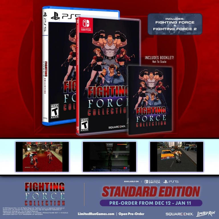 Disponibile la Fighting Force Collection, con entrambi i capitoli
