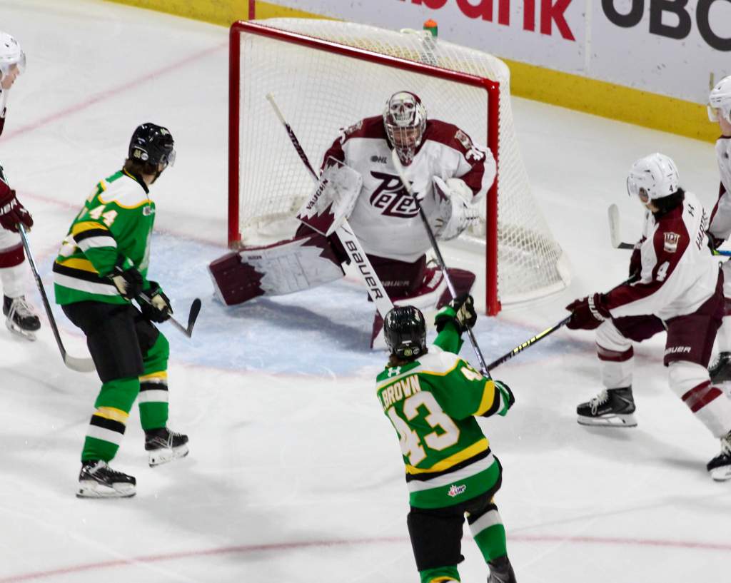 London Knights blast Peterborough 10-2 for fifth win in six games