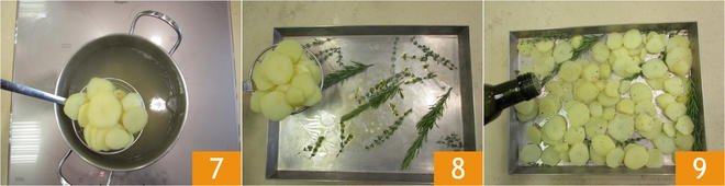 Baked salmon and potatoes