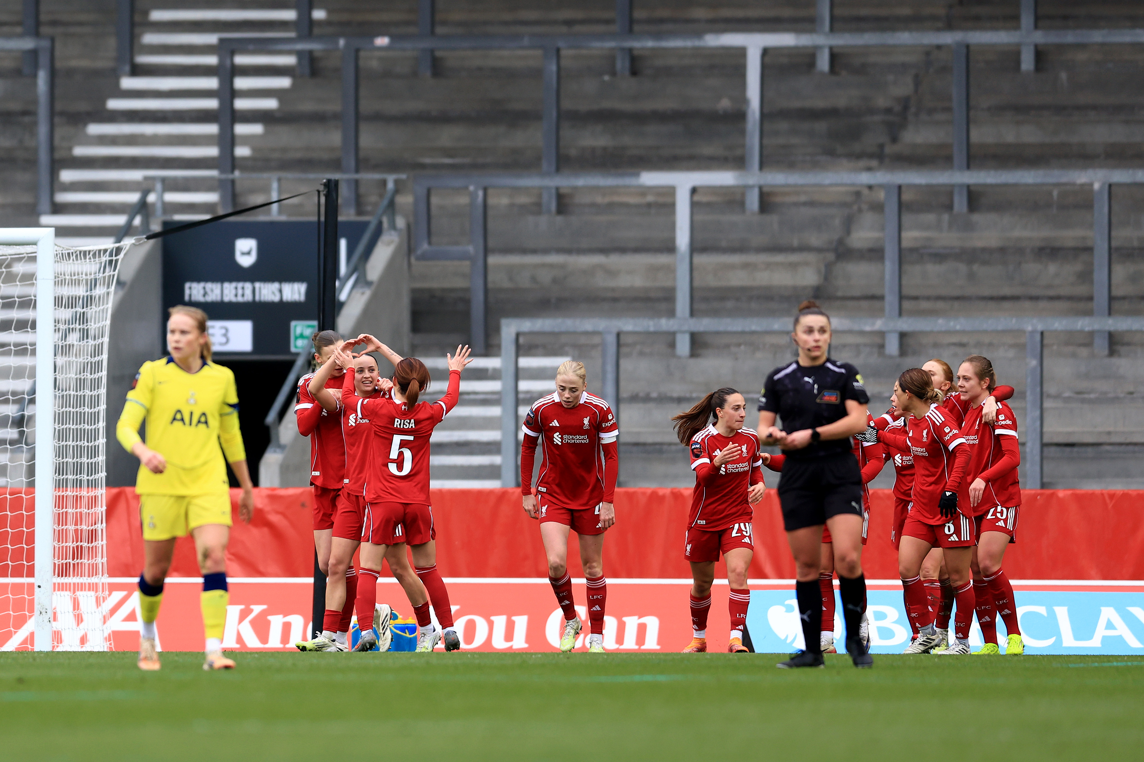 Liverpool FC women 2, Spurs 0: Reds strike late for first WSL win
