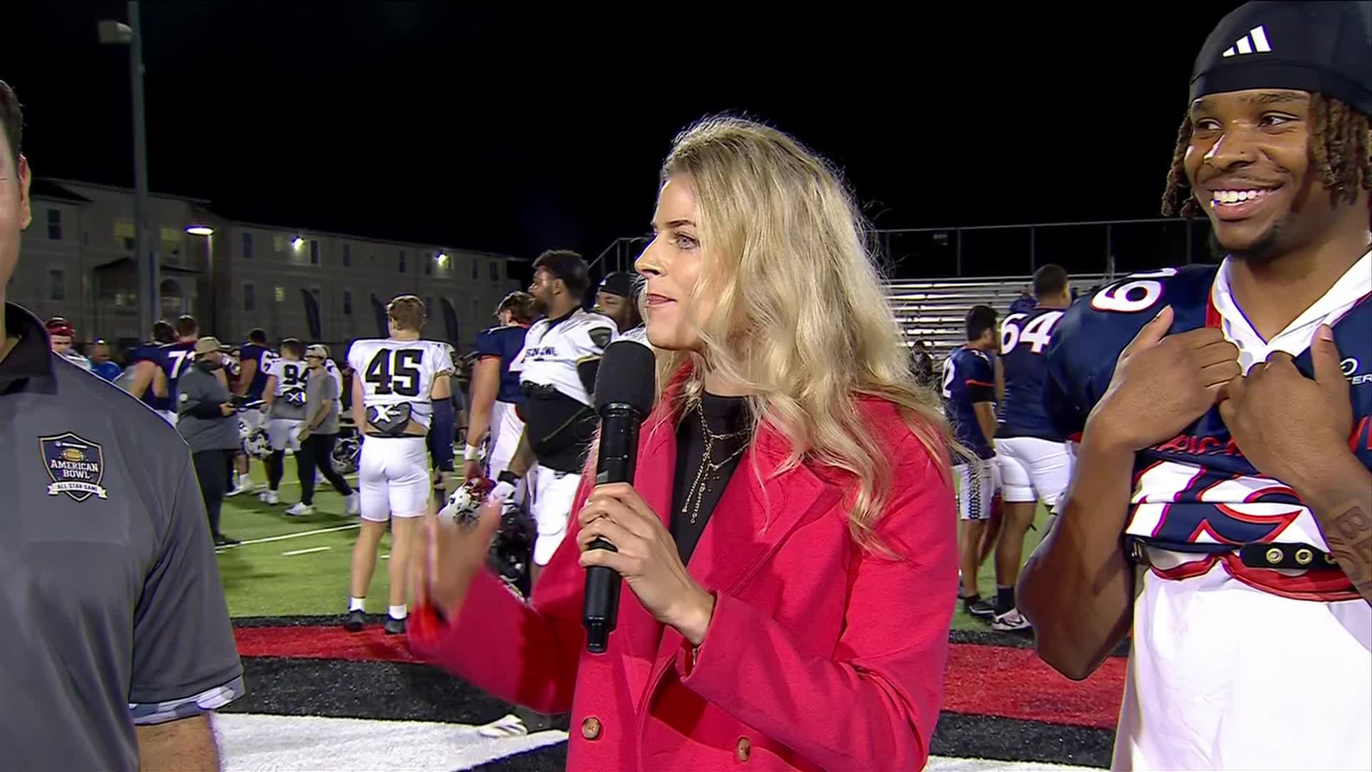 Grimes, Bowers, and Clark receive American Bowl honors in late win