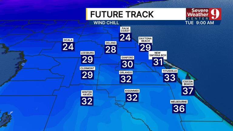 Central Florida weather: Record heat Sunday, then sharp cool-down and ...