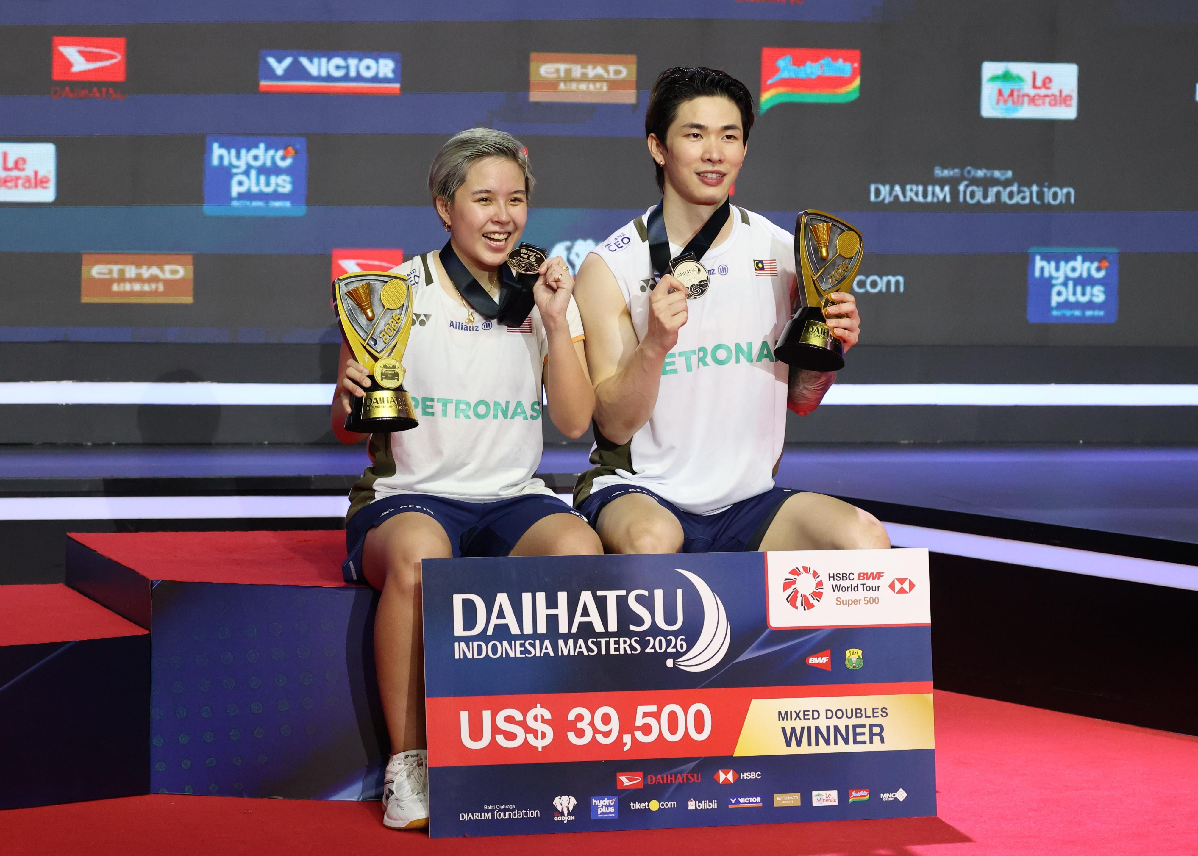 Malaysia mendominasi juara Indonesia Masters 2026, tuan rumah berbagi gelar