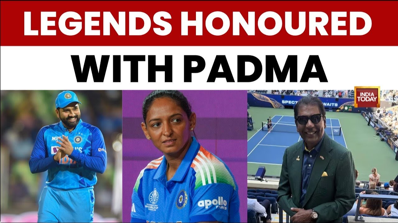 Padma awards for sports icons: Rohit Sharma, Harmanpreet Kaur, Vijay ...