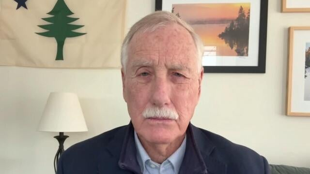 Maine Sen. Angus King says he won't vote for funding bill that includes ...