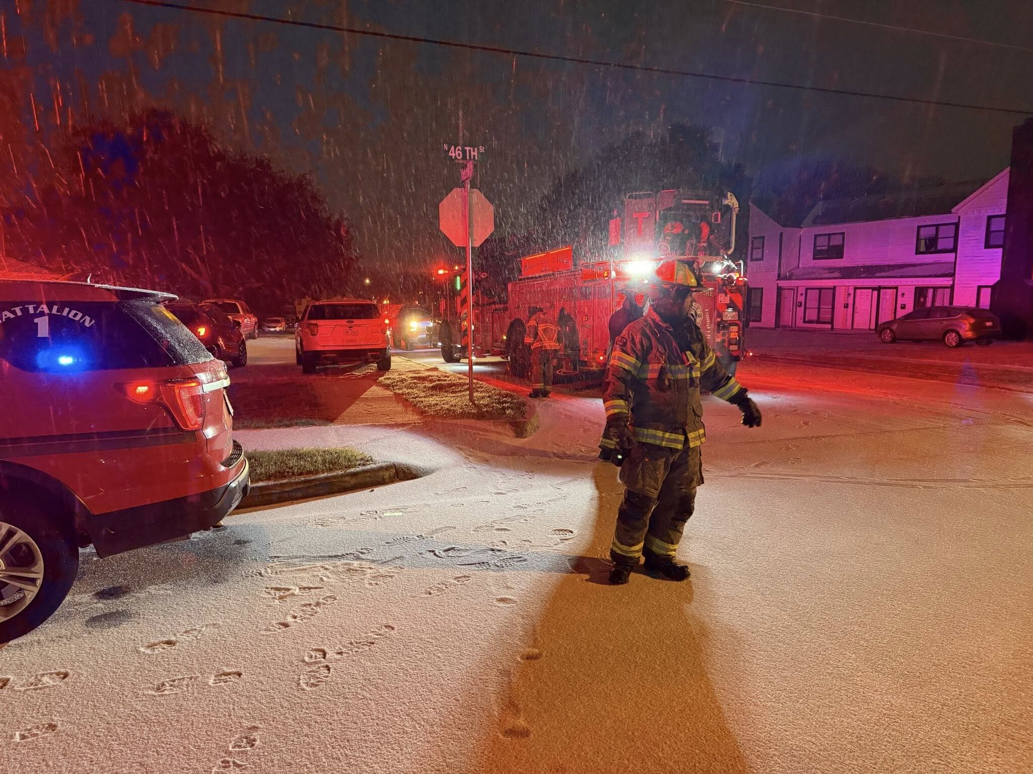 Fire displaces four families fourplex in Killeen, Texas