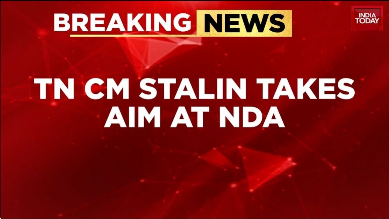 MK Stalin mocks BJP, NDA over zero seats in Tamil Nadu | Sharp attack ...