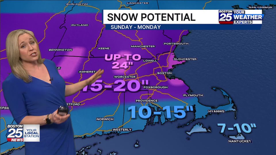 Boston 25 weather: Sunday morning weather