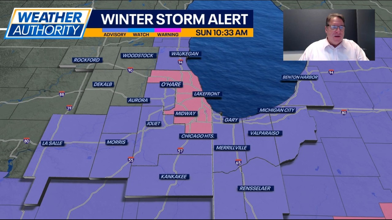 Chicago weather: Winter storm warning for Lake-Effect snow