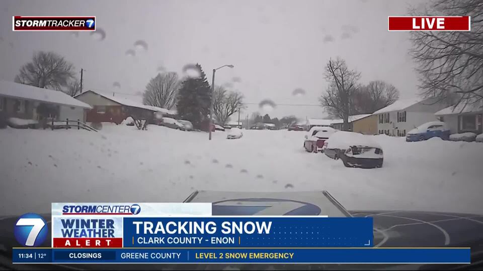 Winter storm: Vehicles buried in snow in Clark County