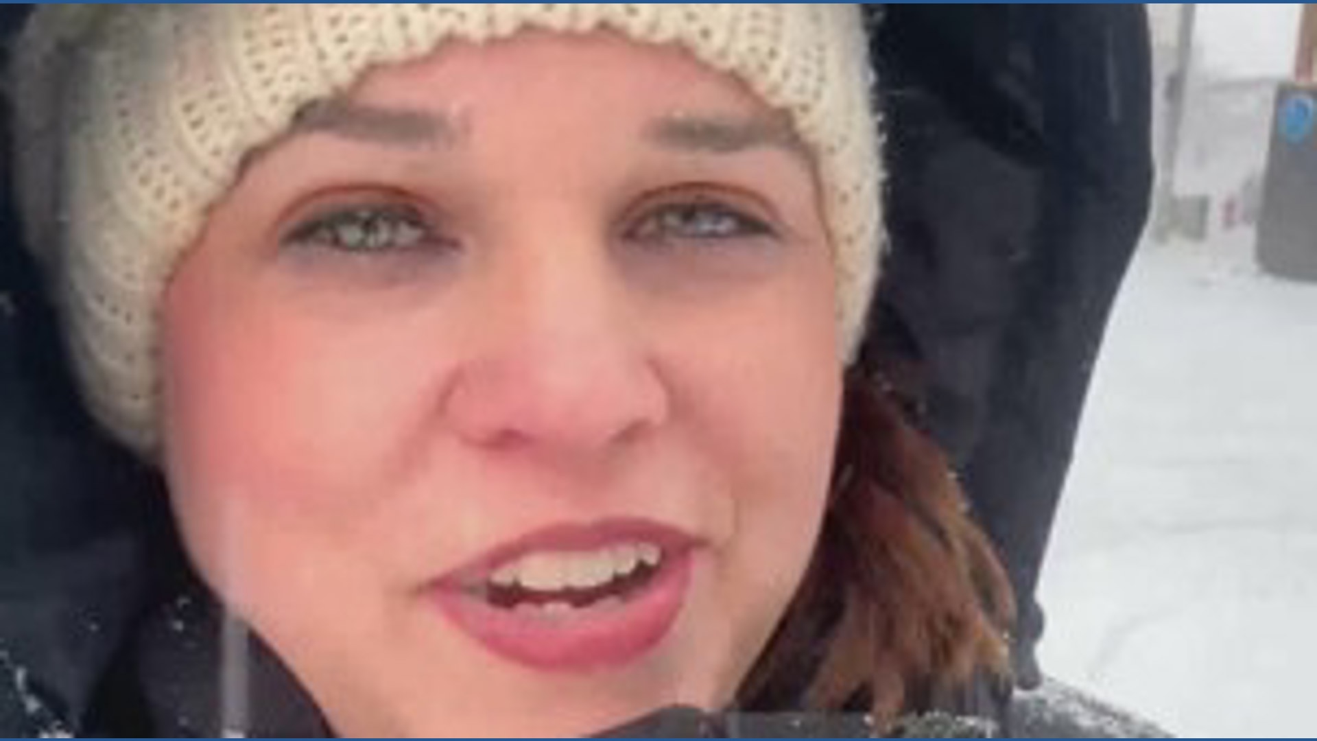 Winter storm hits Cleveland, Ohio