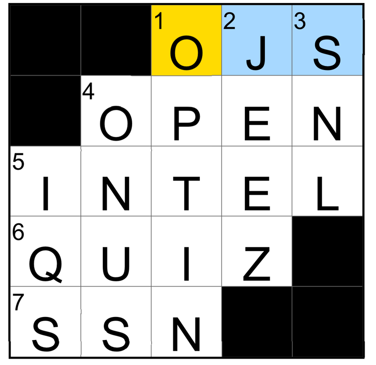 Today's NYT mini crossword answers for Sunday, Jan. 25