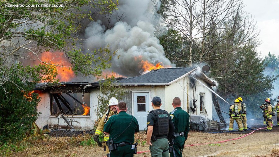 Spring Hill home destroyed in arson attack, fire rescue says; suspect ...