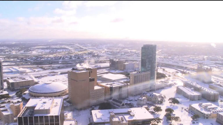 Dallas weather: How much snow did Dallas get? Snow totals, power ...
