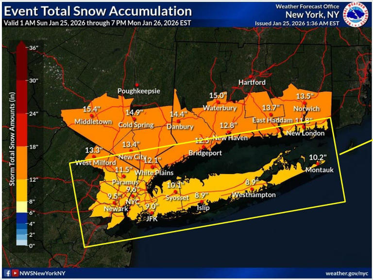 'Dangerous' storm hits NYC: Latest timing, totals, impacts