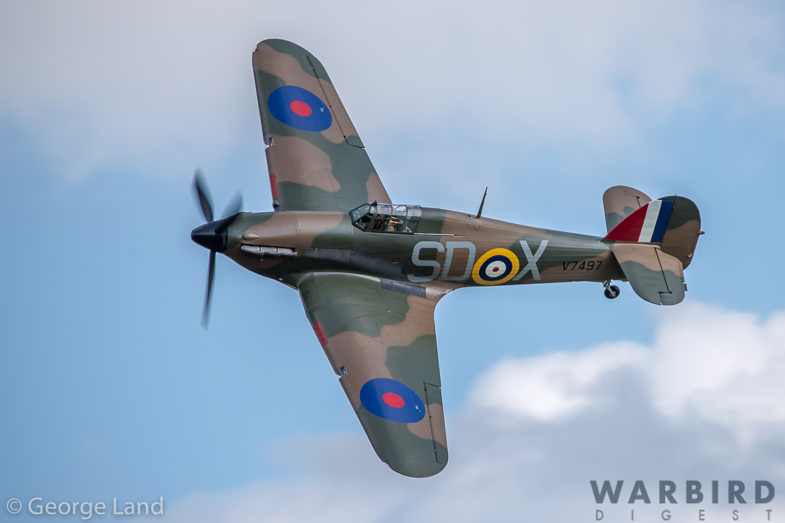 Hawker Hurricane over Victoria