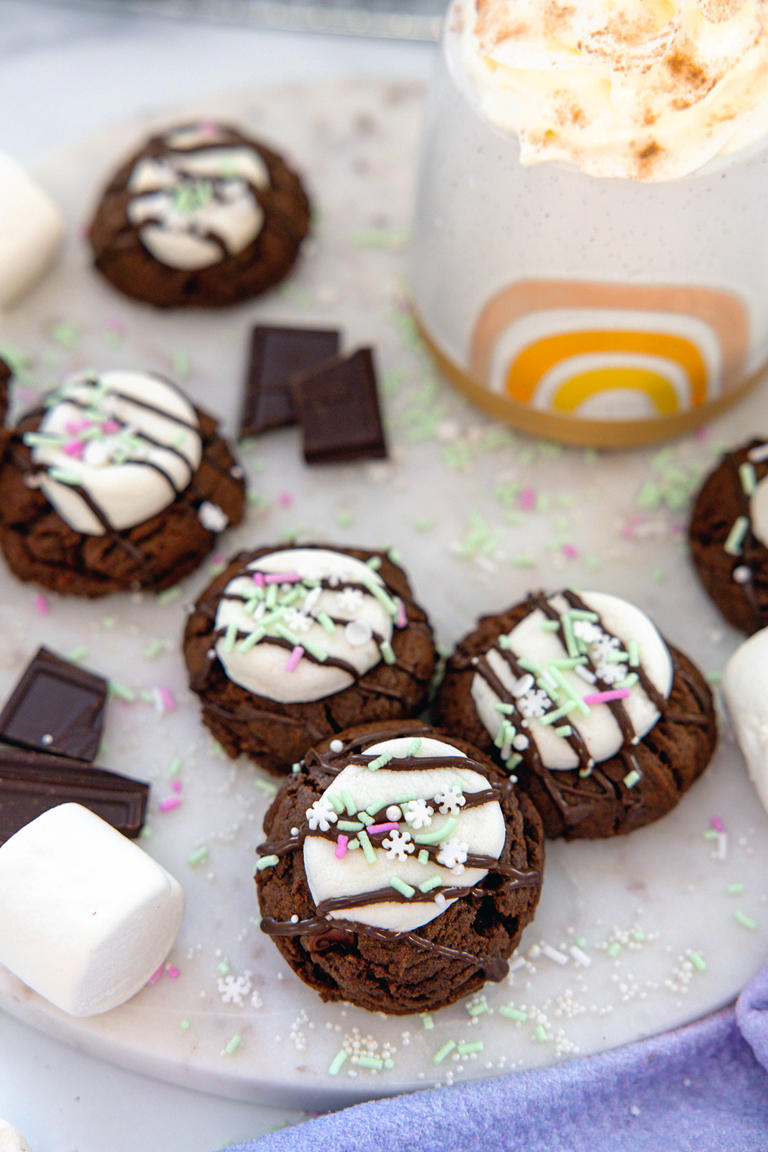 Hot chocolate cookies
