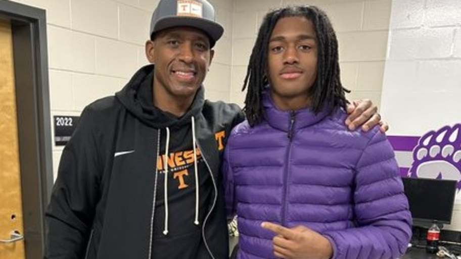 Tennessee football answers questions during visit with 2027 ATH Dylan Haley