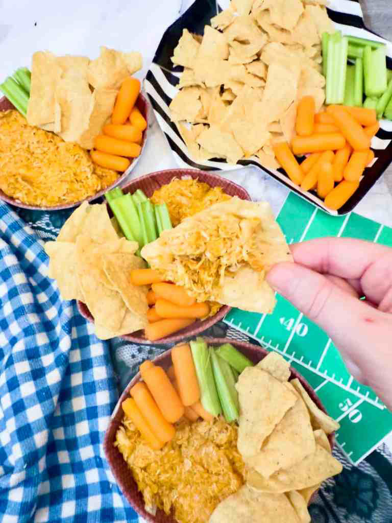 Football buffalo chicken dip recipe: Game day appetizer