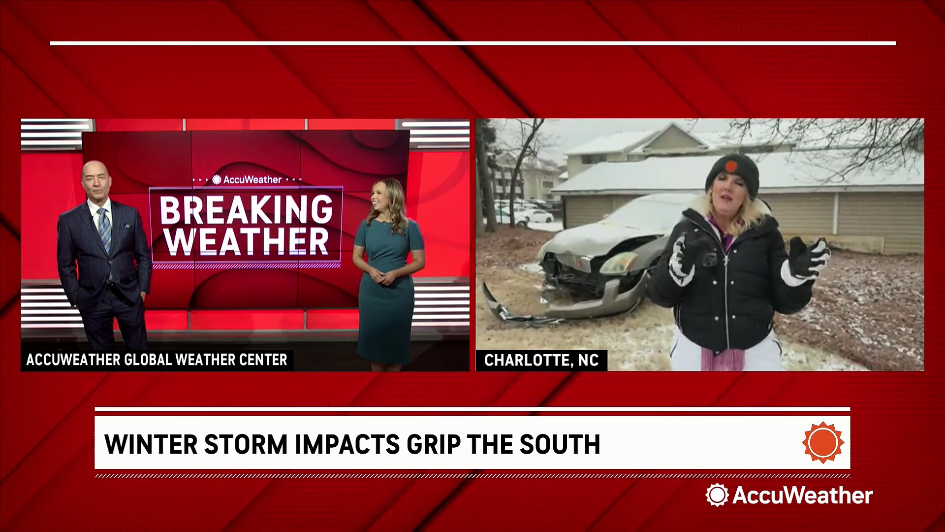 Dangerous snow and ice storm across North Carolina