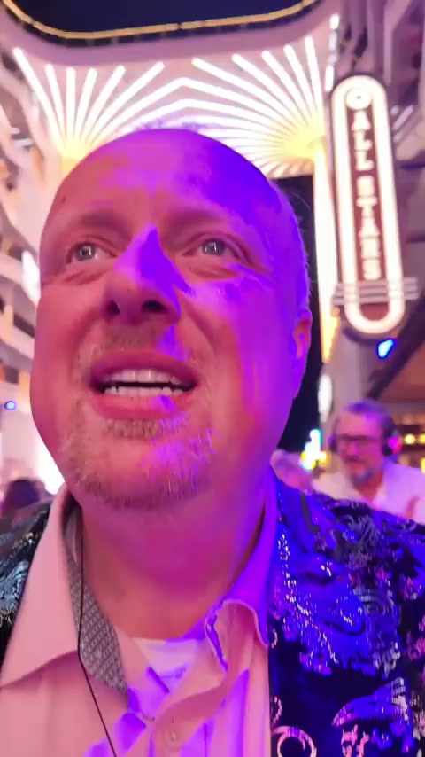 The world promenade at night | MSC World America