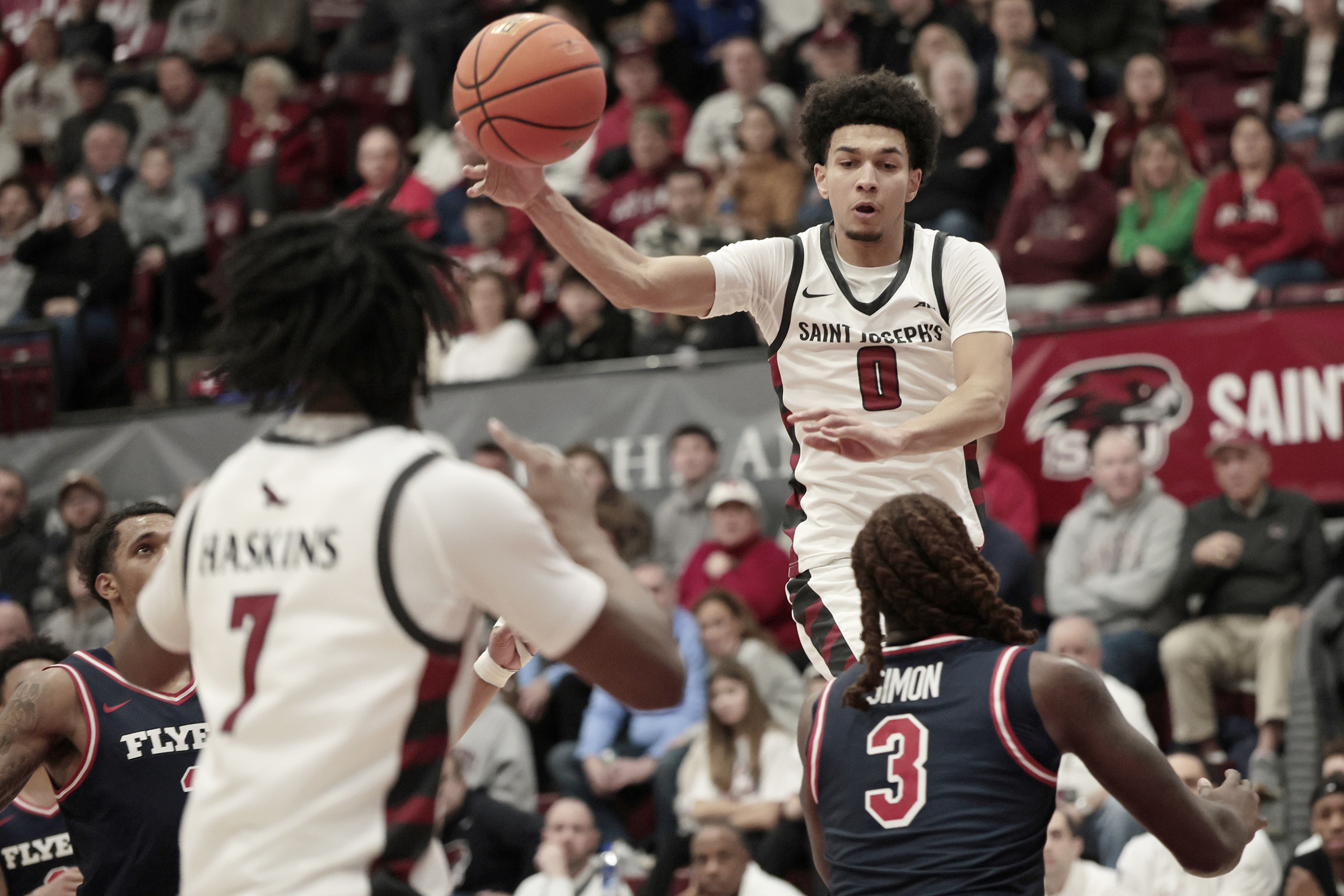 Three St. Joseph’s players score 20 points in win over Dayton