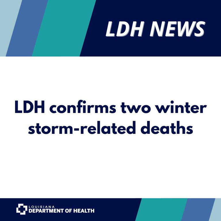 Louisiana Department of Health confirms 2 winter storm deaths