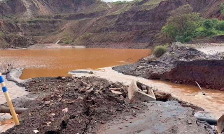 Bacias de contenção da CSN retiveram parte de água de dique rompido da Vale