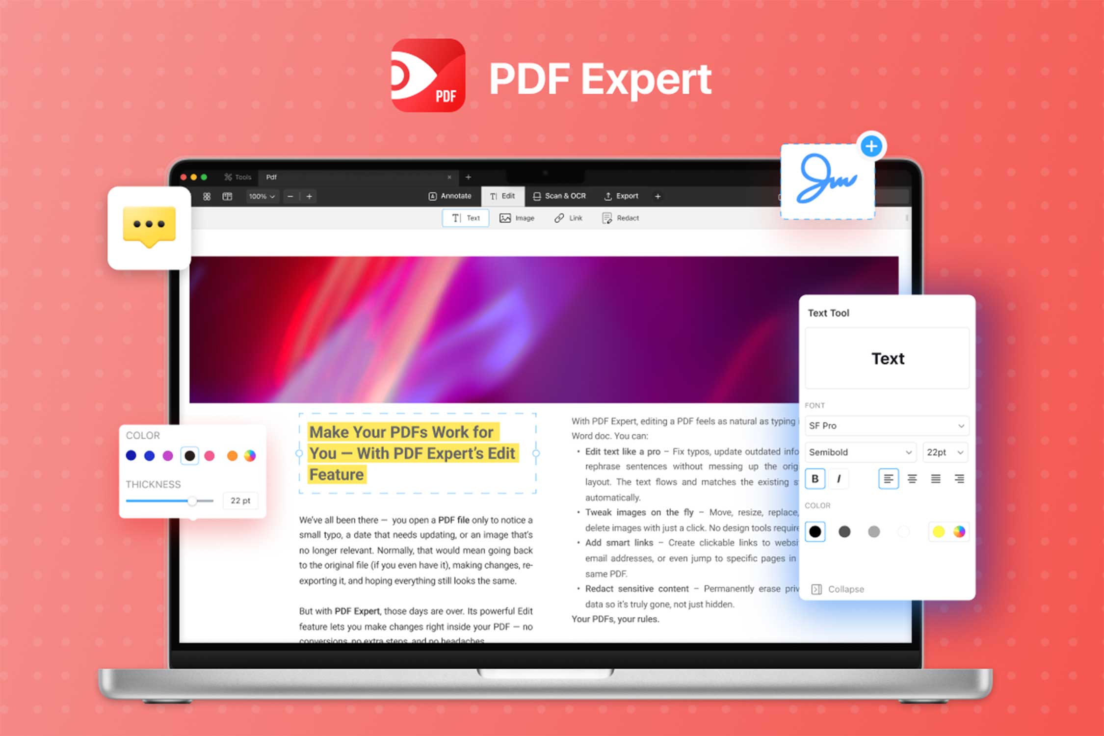 PDF Expert makes edits easy, and right now it's 42% off