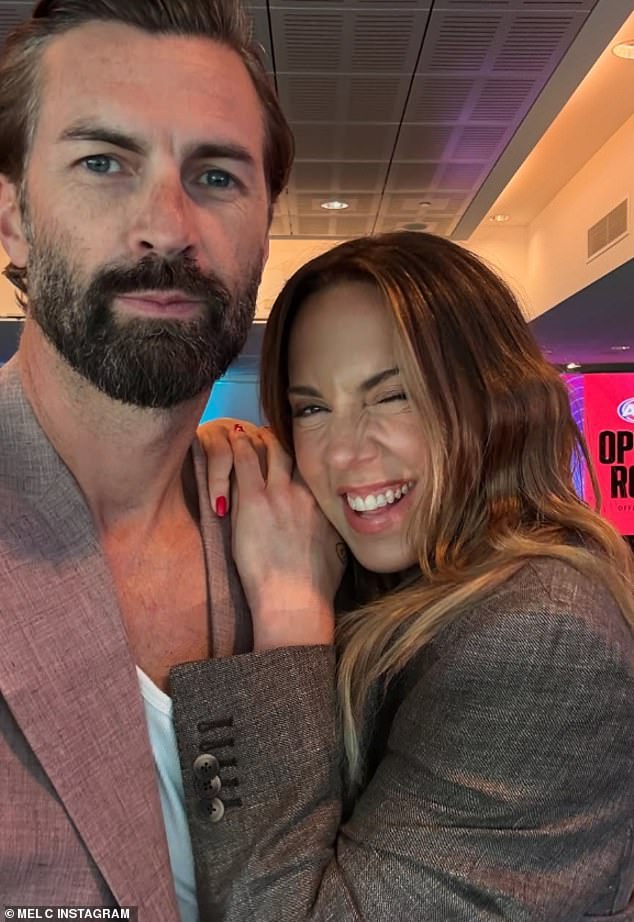 Mel C teases marriage plans with her model boyfriend Chris Dingwall