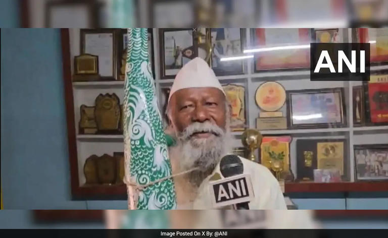 Worshipped god through music, says tribal tarpa player who won Padma Shri