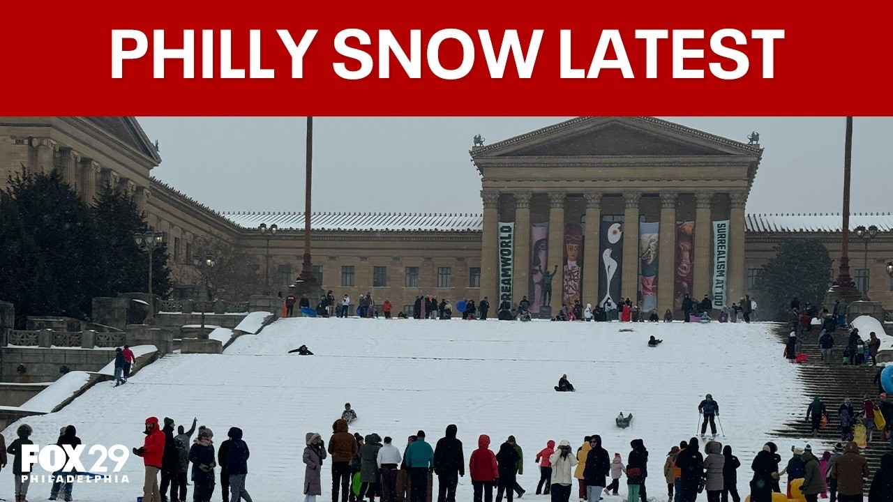 Winter storm update: Sleet, wintry mix begin to fall in Philadelphia area