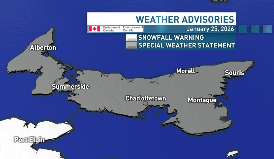 Snowstorm on the way for PEI., special weather statement issued